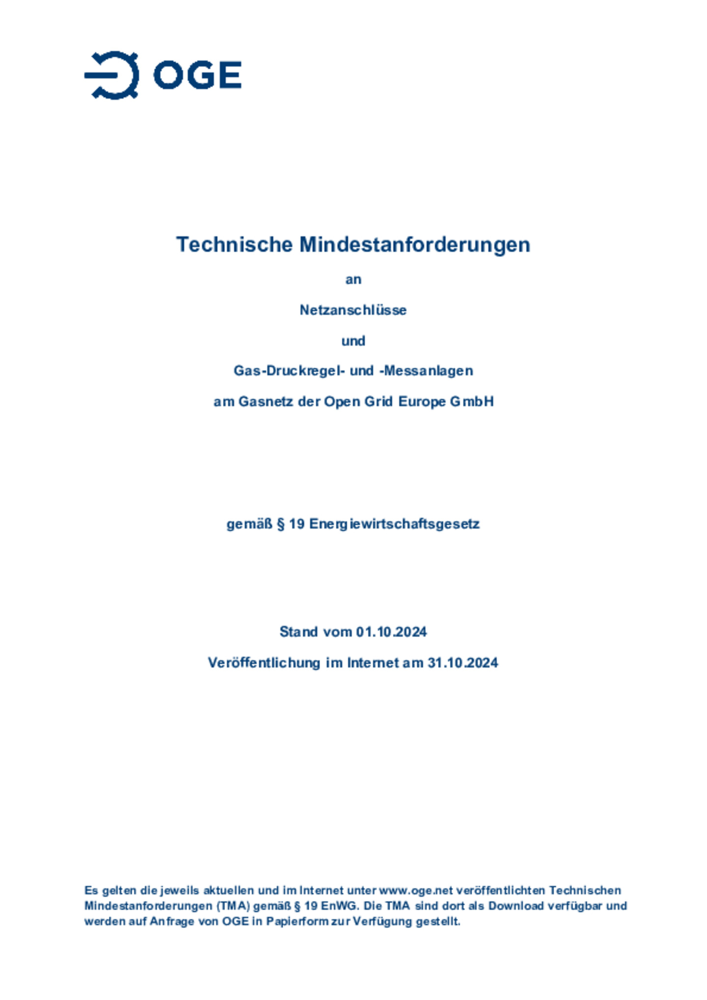 Overview Network Operators | OGE